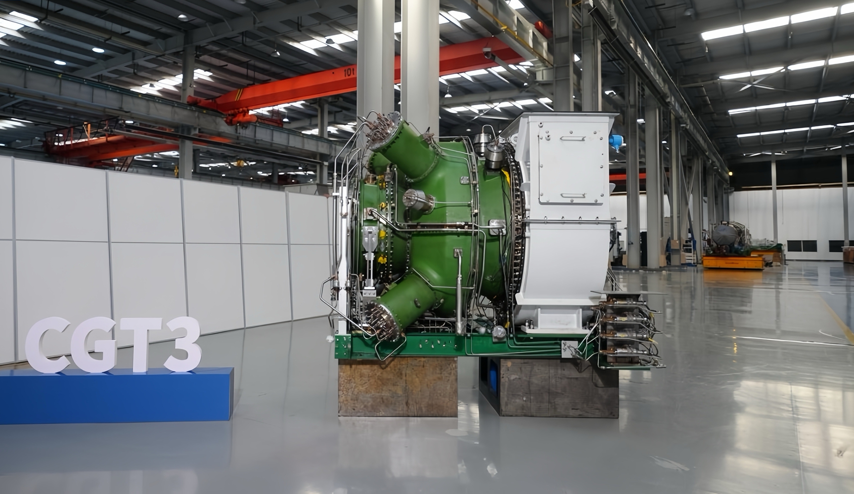 我国自研新型3兆瓦级燃气轮机正式发布_新闻频道_中国青年网